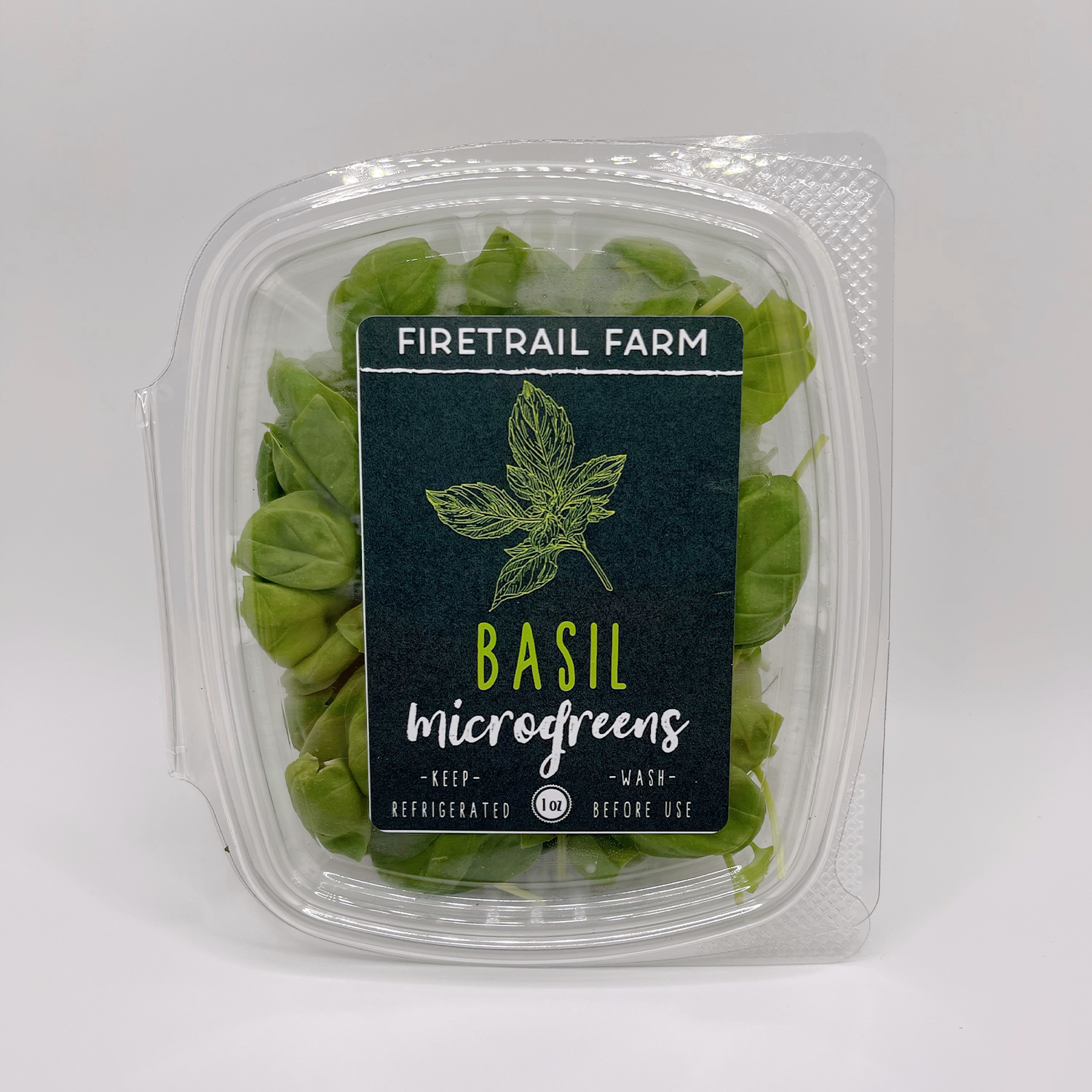 Basil Microgreens - FireTrail Farm