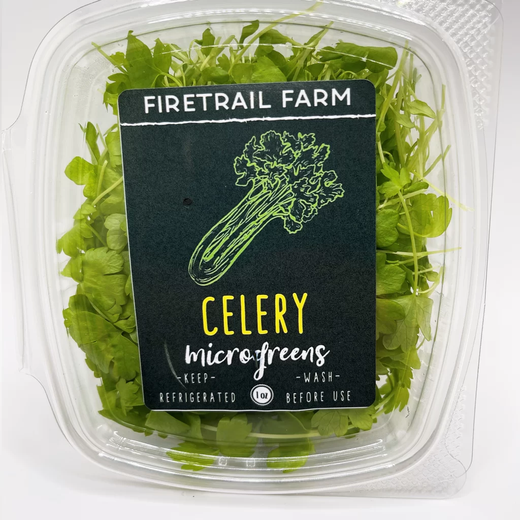 Celery Microgreens - FireTrail Farm