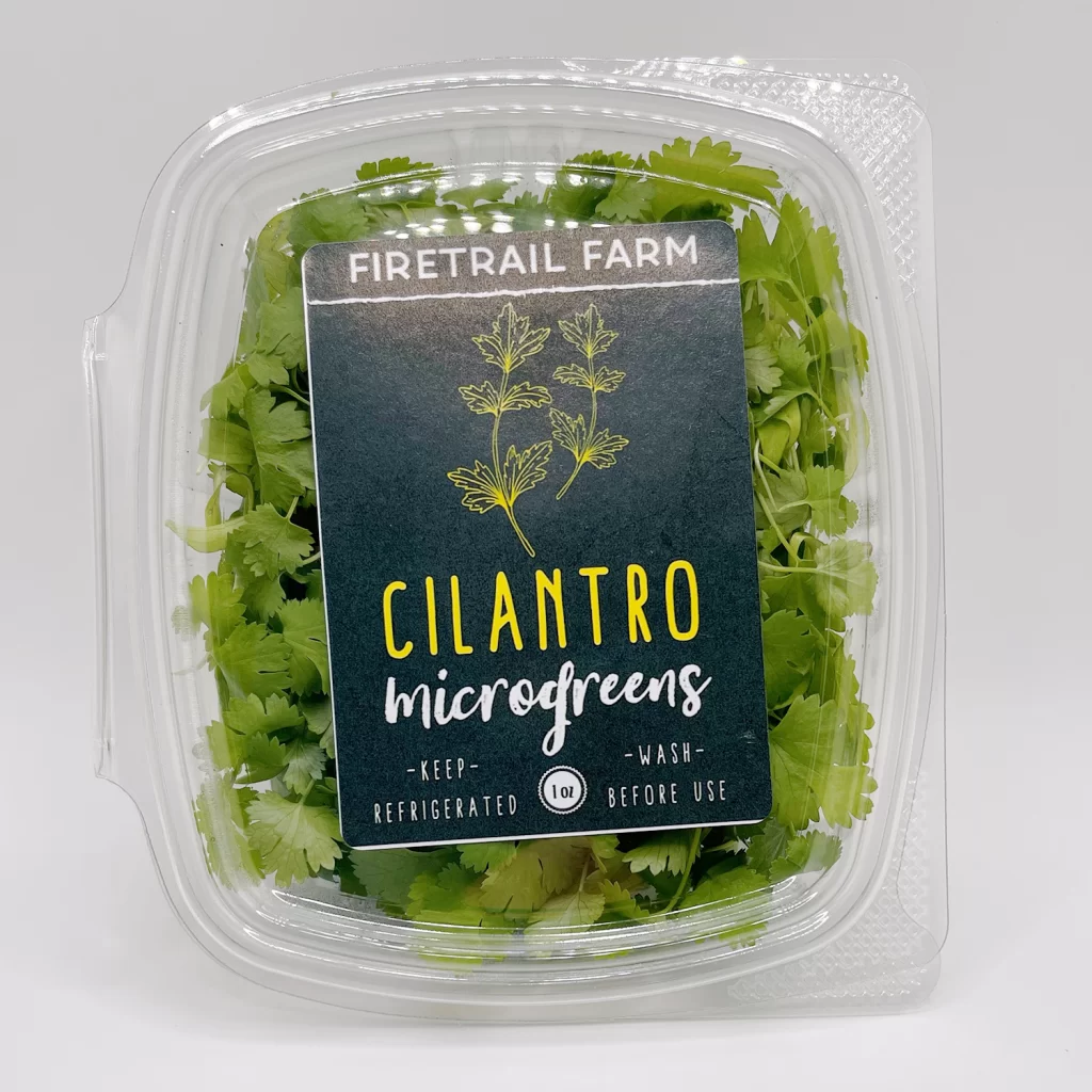 Cilantro Microgreens - FireTrail Farm
