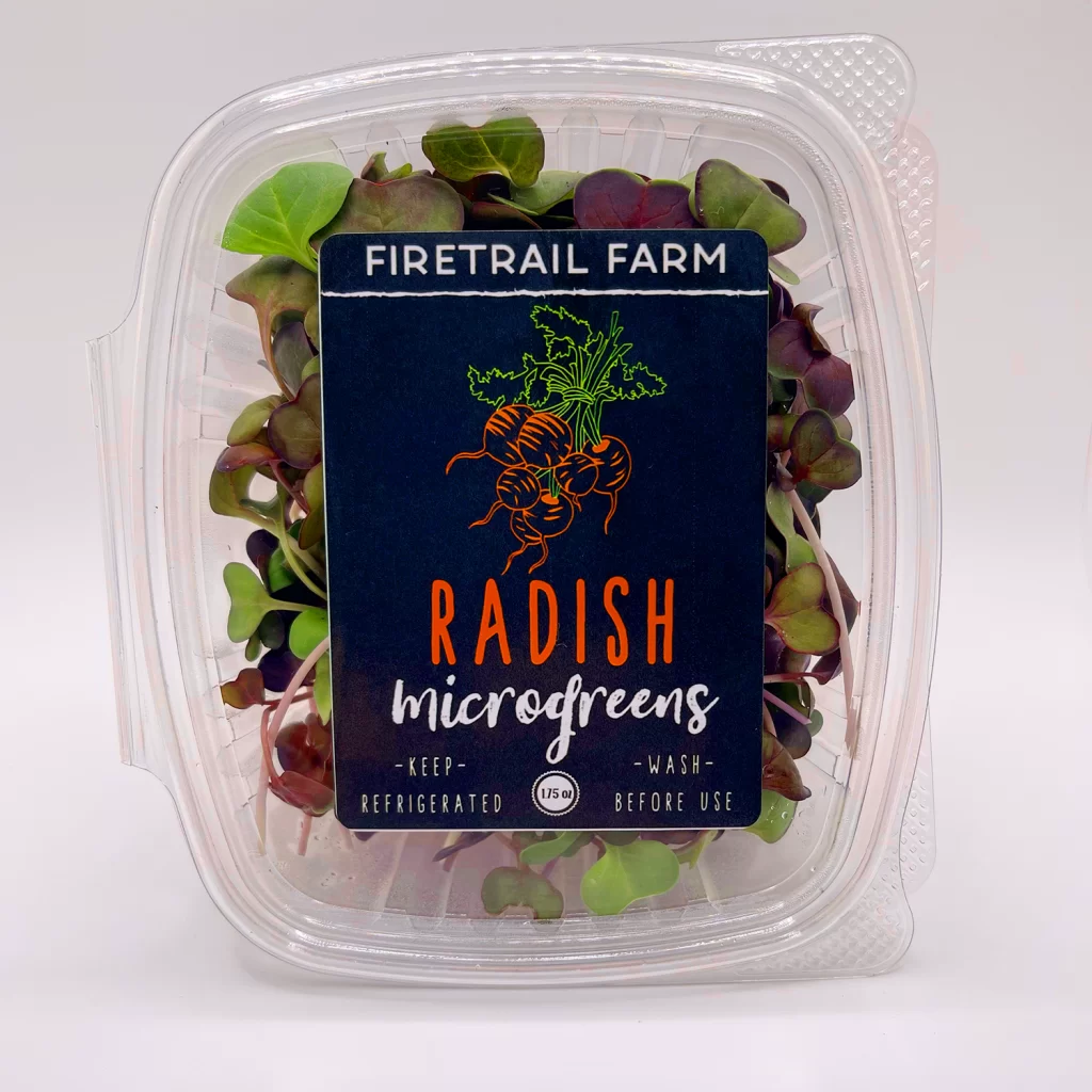 Radish Microgreens - FireTrail Farm
