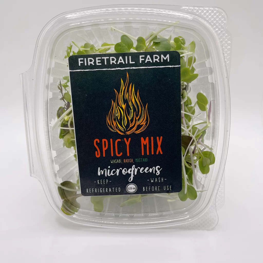 Spicy Mix Microgreens - FireTrail Farm