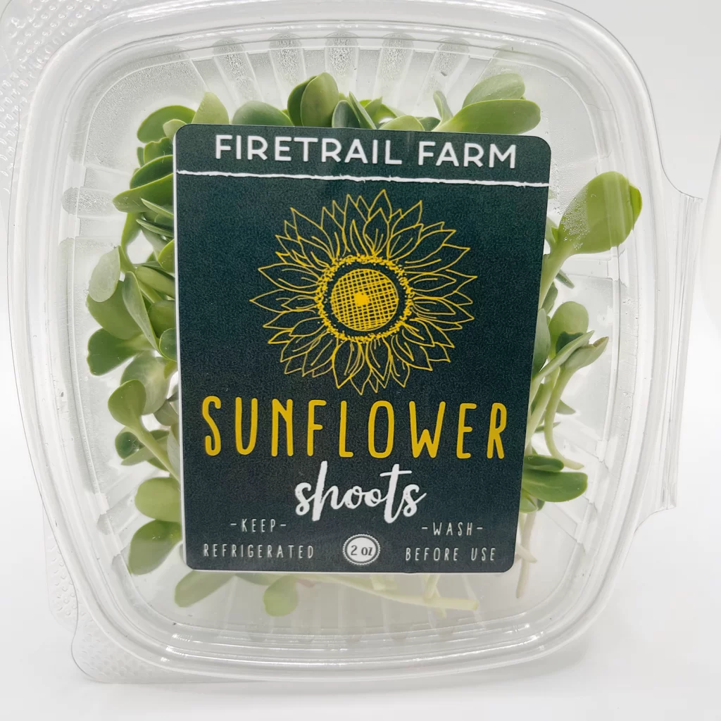Sunflower Shoots - FireTrail Farm