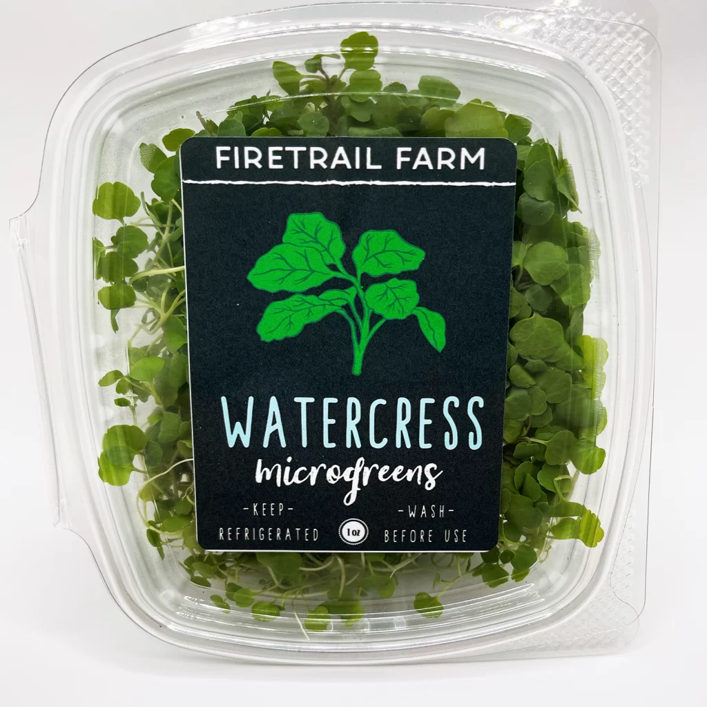 Watercress Microgreens - FireTrail Farm