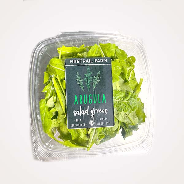Arugula Salad Greens 5oz - FireTrail Farm